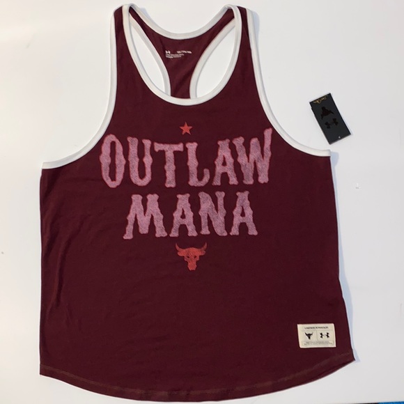Shirts | Outlaw Mana Project Rock Tank Top Under Armour Mens Xxl Nwt ...